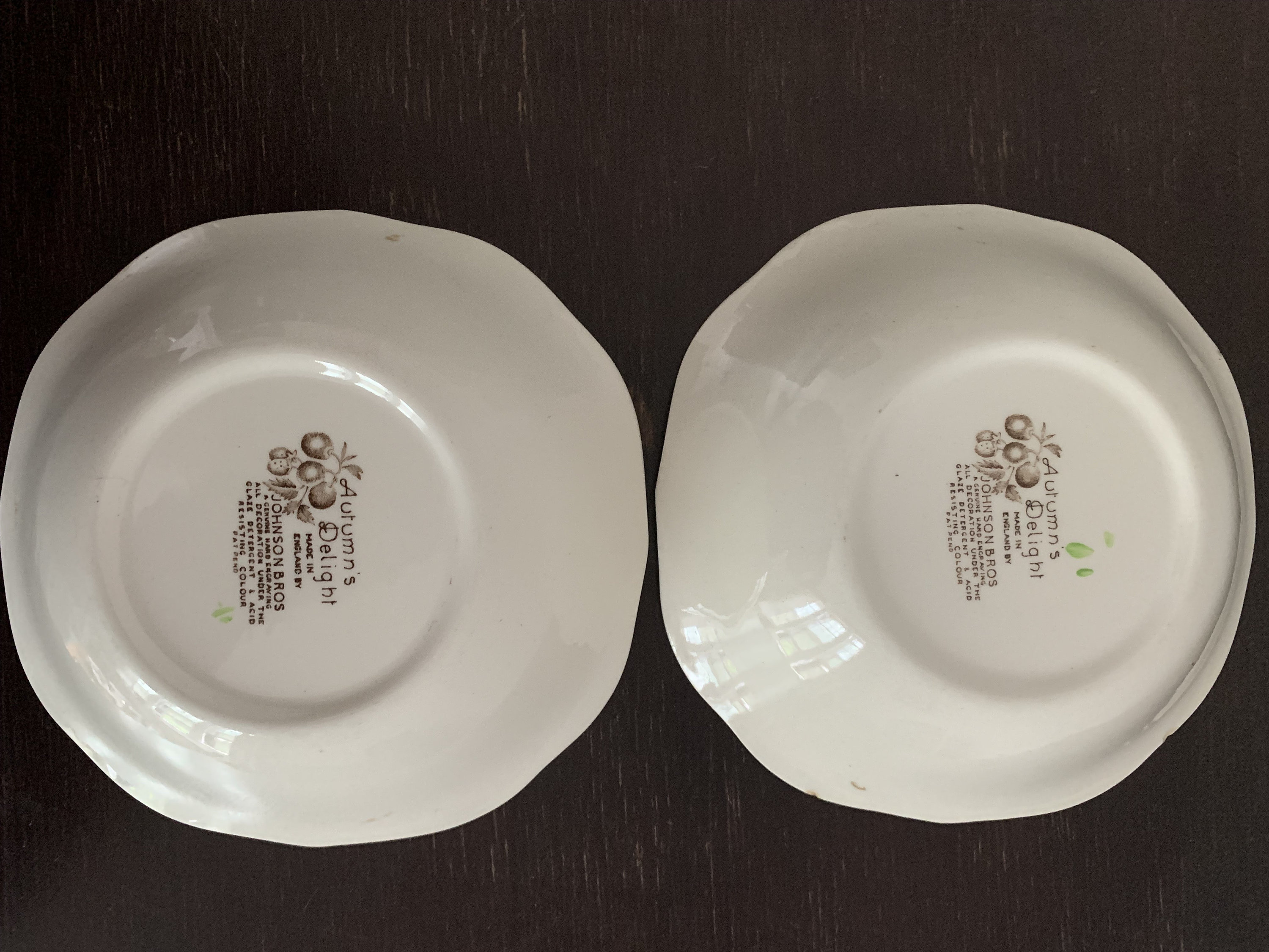 Johnson Brothers Autumn's Delight Fruit Dessert Bowls - Set of Two (2 ...