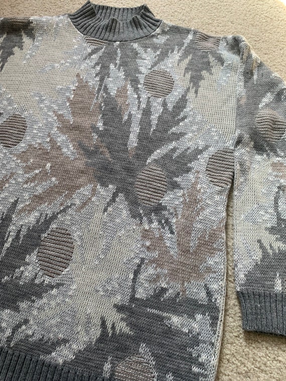 Kenneth Too Leaf Sweater - Made In USA - Gem