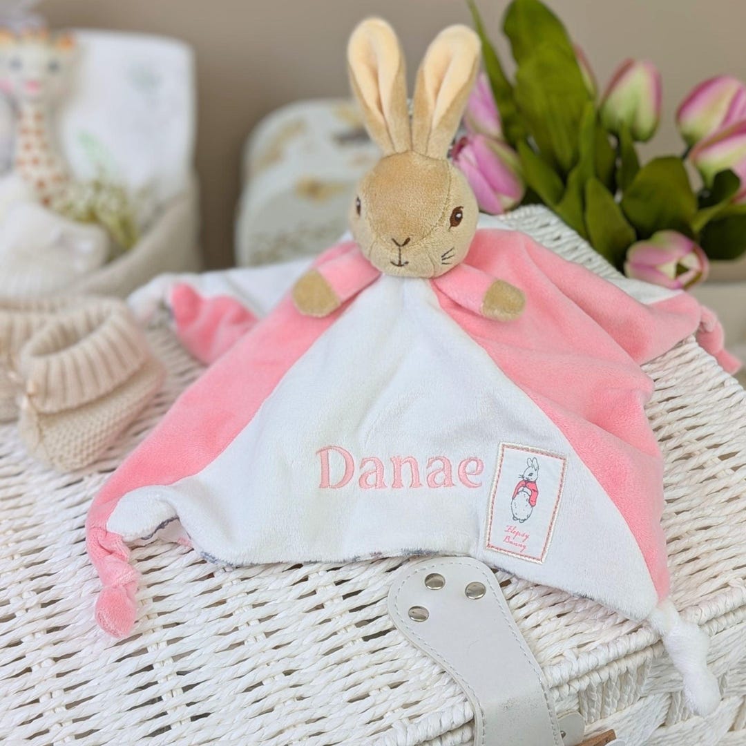 Flopsy Bunny Baby Comforter Sensory Blankie - Etsy