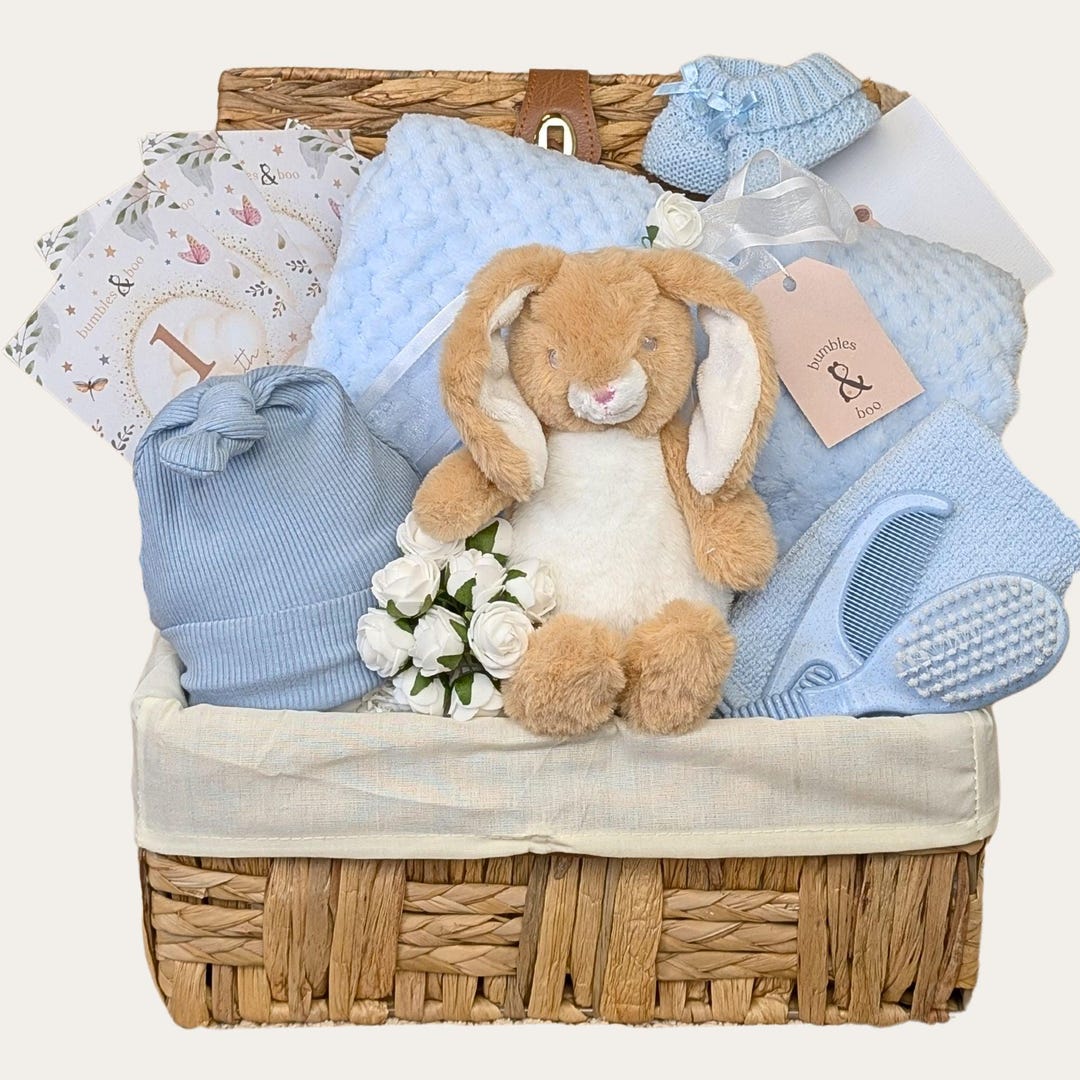 Benji Bunny - New Baby Boy Hamper - Etsy