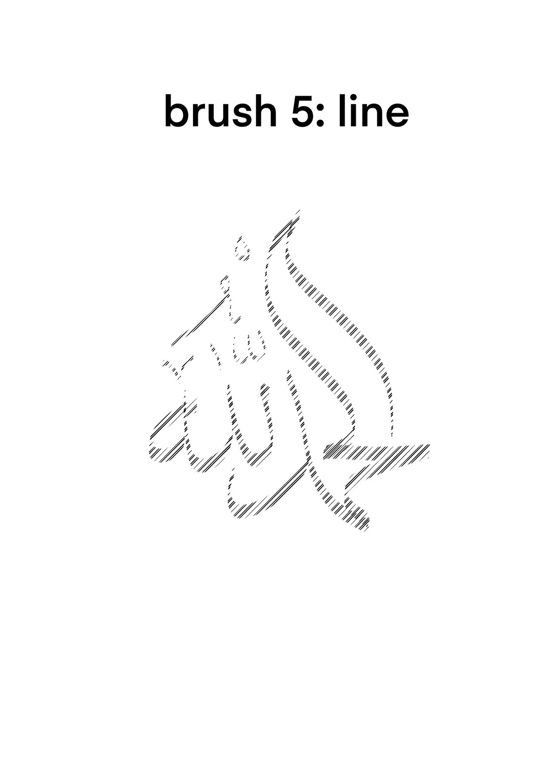 Five Arabic Calligraphy Brush for Procreate Calligraphy Set - Etsy