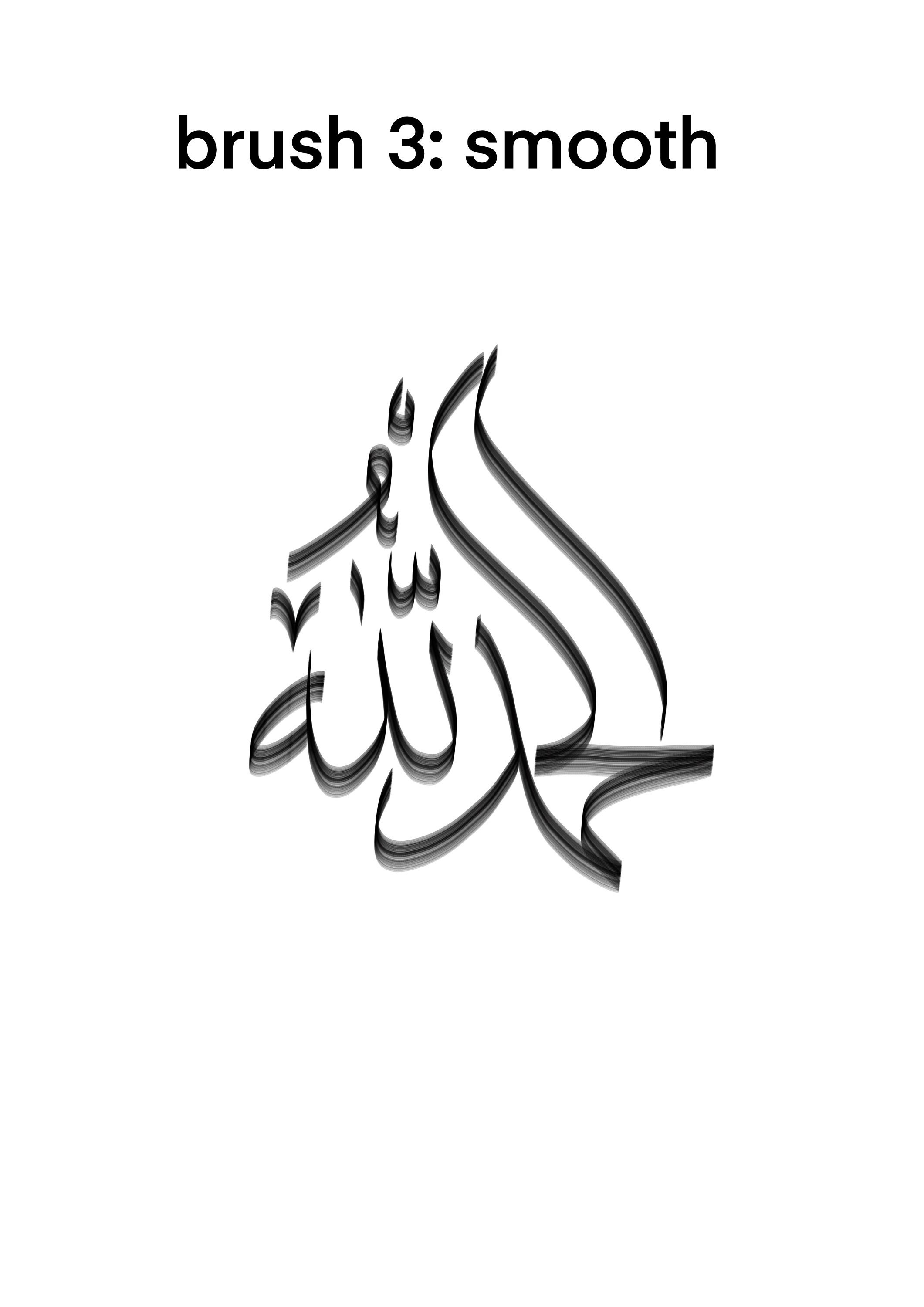 Five Arabic Calligraphy Brushes for Procreate, Calligraphy, Set ...
