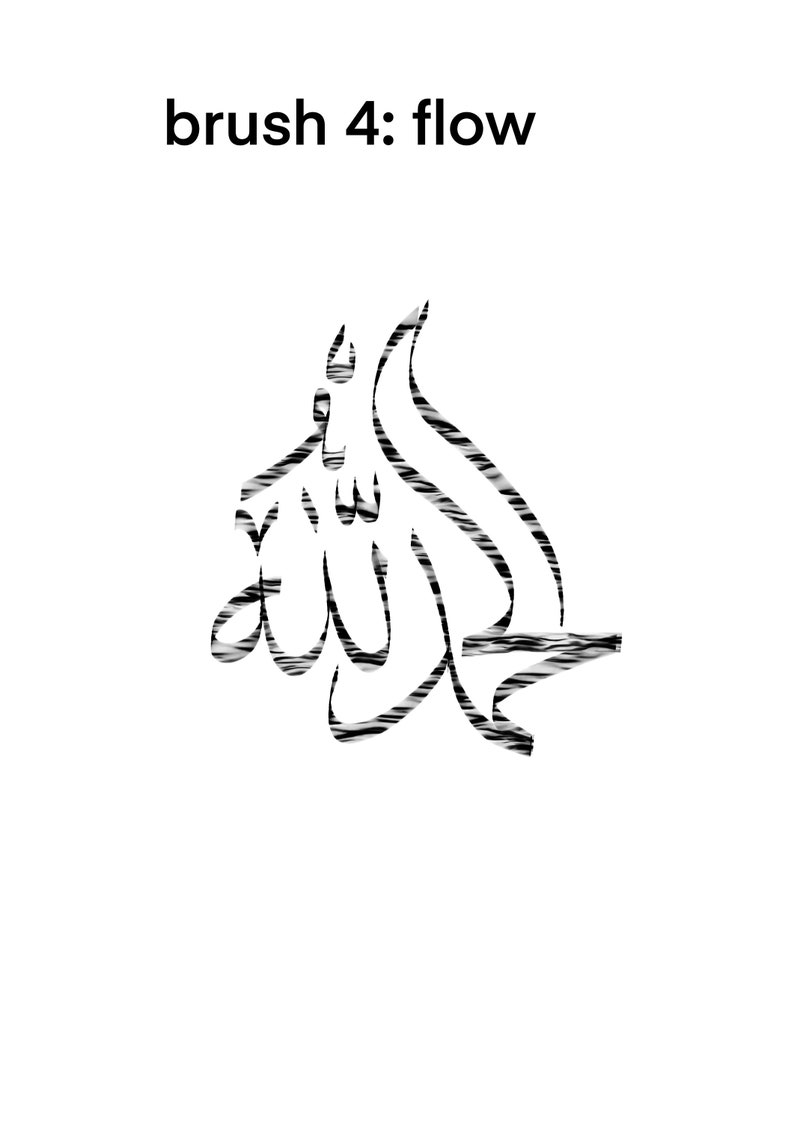Five Arabic Calligraphy Brushes for Procreate, Calligraphy, Set ...