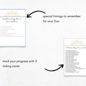 40 Dua Cards to Print, Digital Download, Everyday Duas and Quranic Duas ...