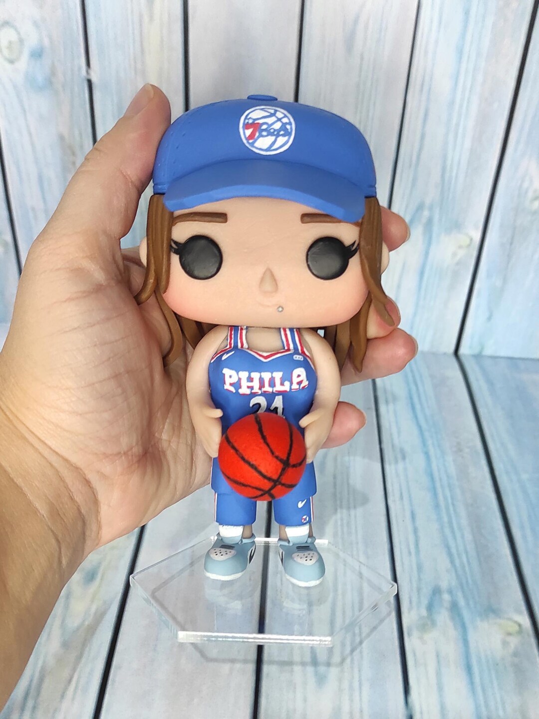 Personalized Polymer Clay Figure - Handmade Artisan Doll - Collectible ...