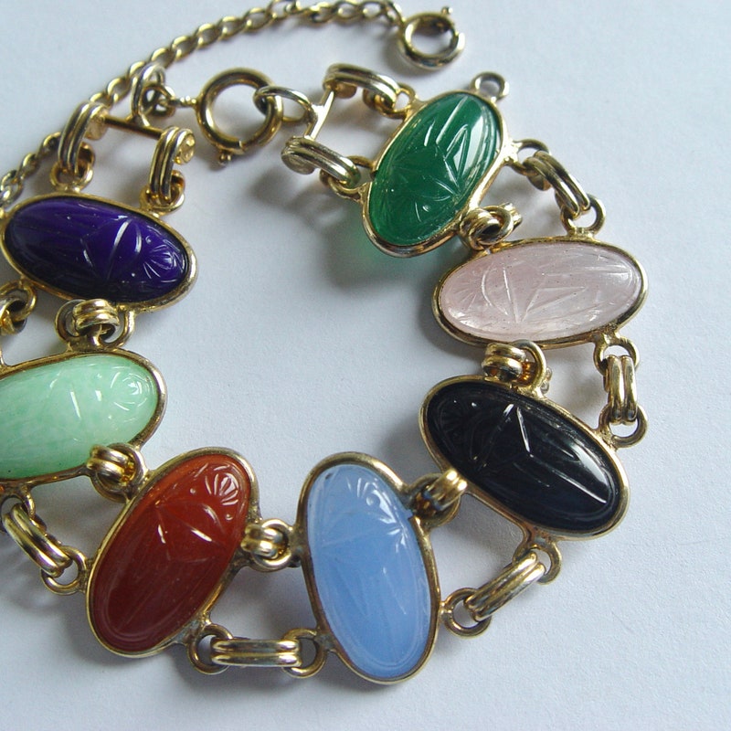 Scarab Bracelet - Etsy