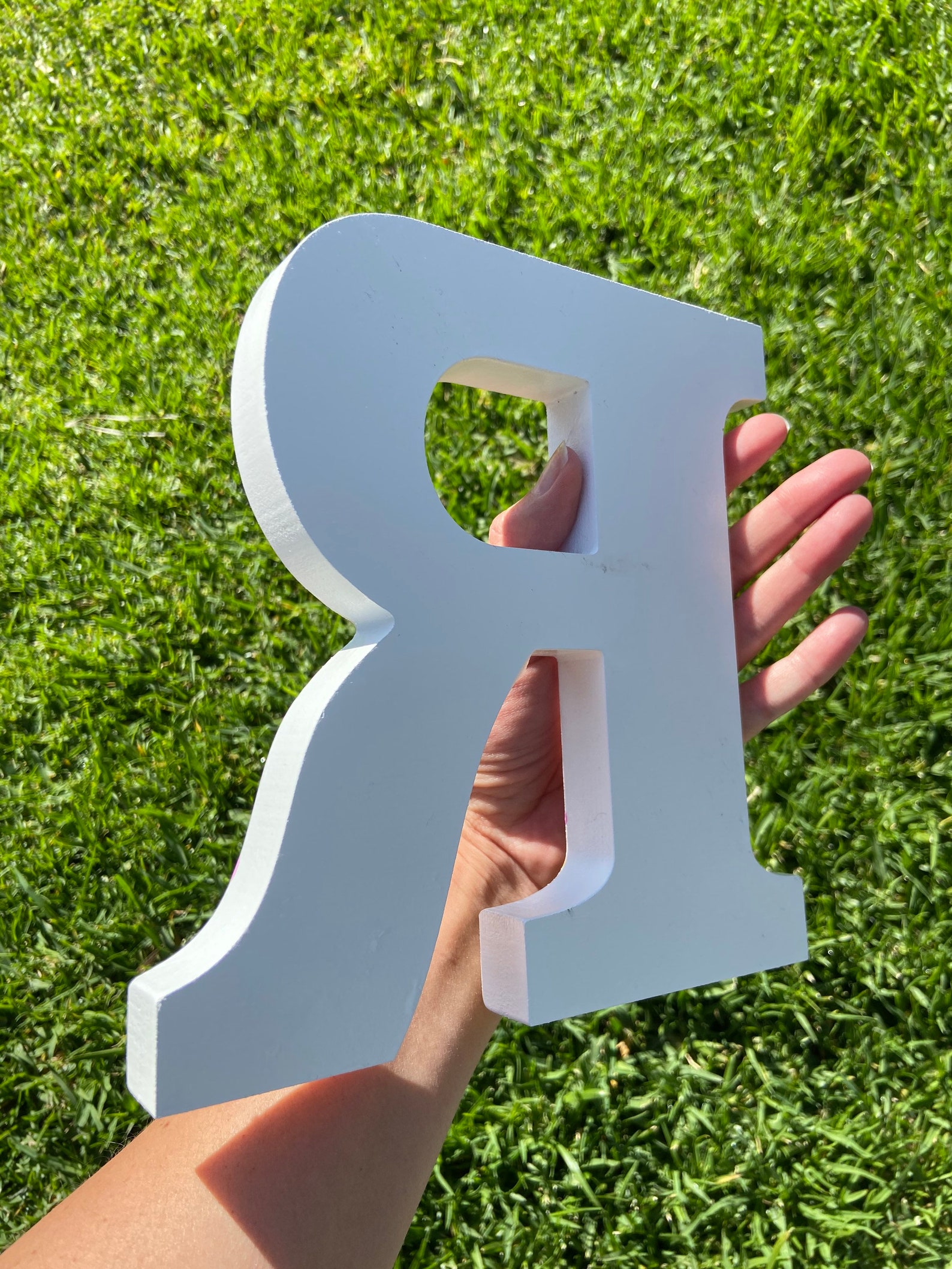 Letter R DOT ART Wood Resin Gift Idea Letter Art | Etsy