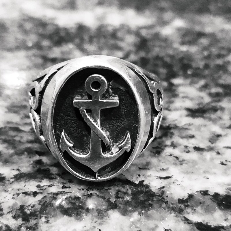 Anchor Ring - Etsy