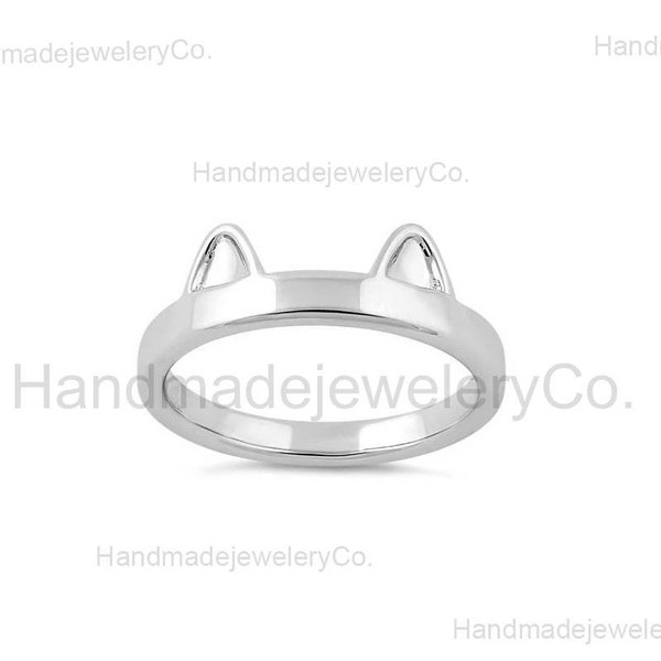Cat Ear Ring - Etsy