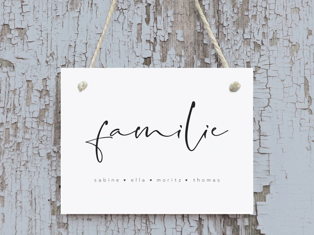 Personalized Family Sign Family Sign Personalized - Etsy