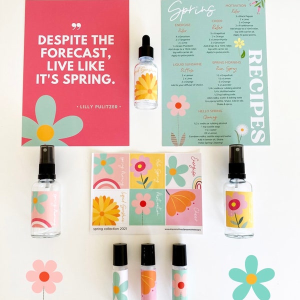 Young Living Labels - Etsy