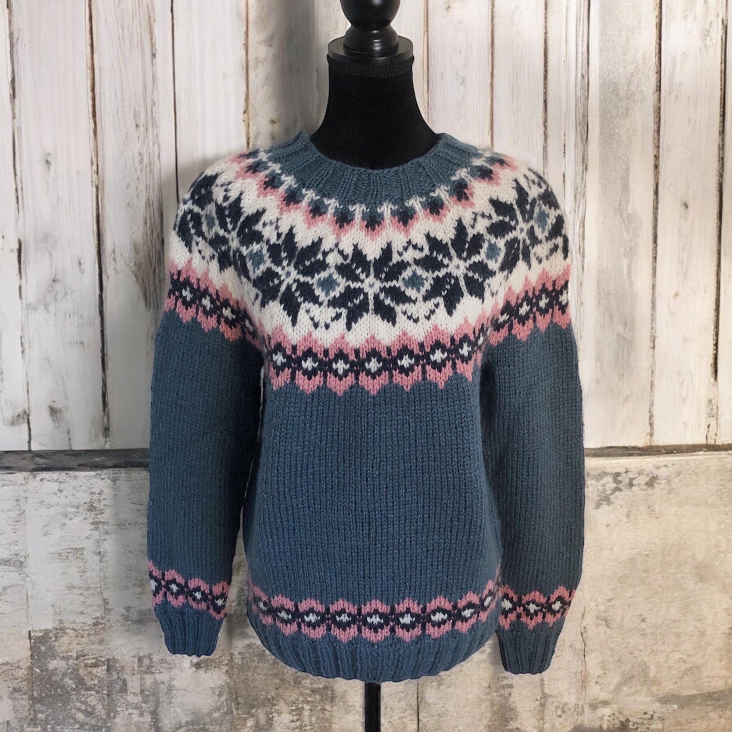SKANDIQ Sweater Digital Pattern for Knitters - English and Norwegian - Etsy