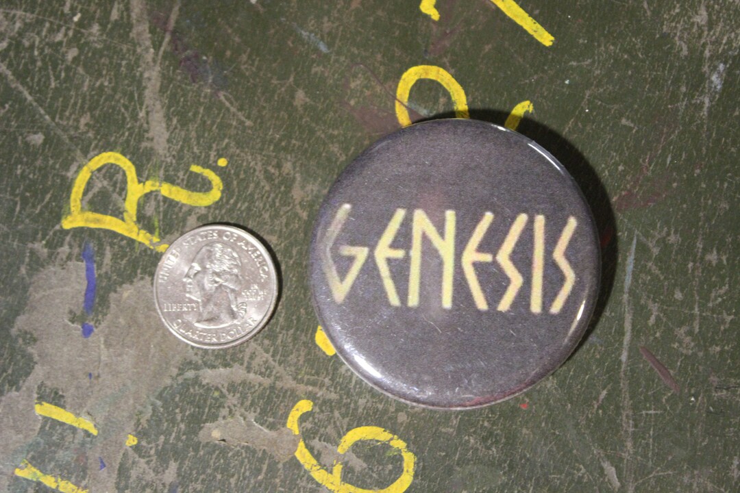 Genesis 2.25" Button Keychain Phil Collins Peter Gabriel Magnet Pin ...