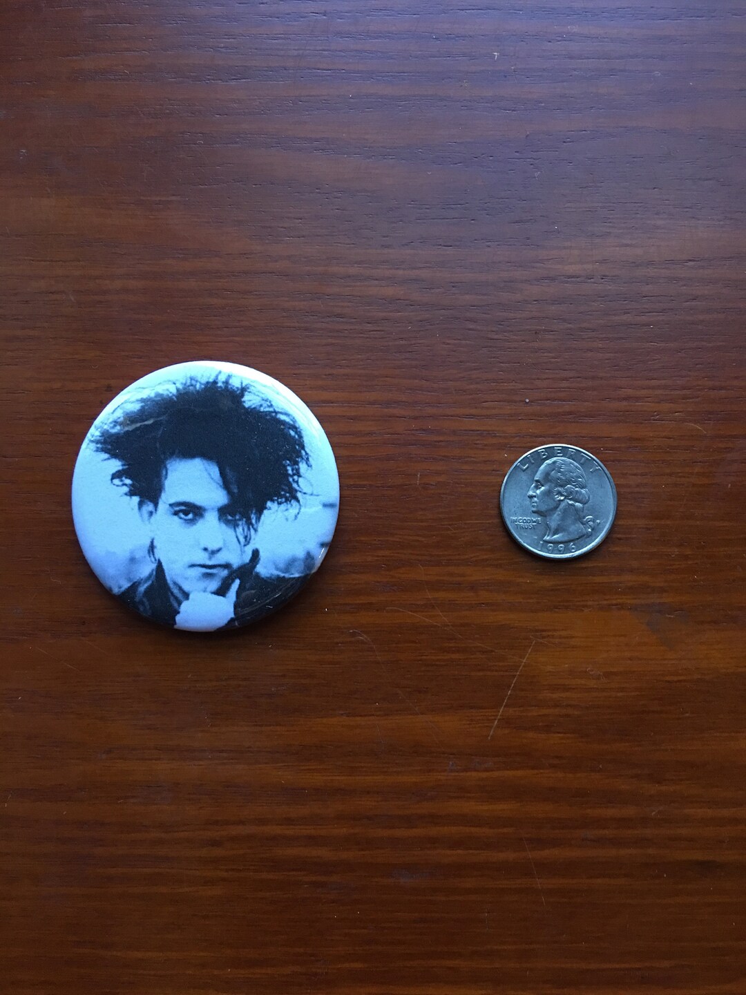 The Cure Robert Smith 2.25" Button Keychain Magnet Pin Badge 1970s ...