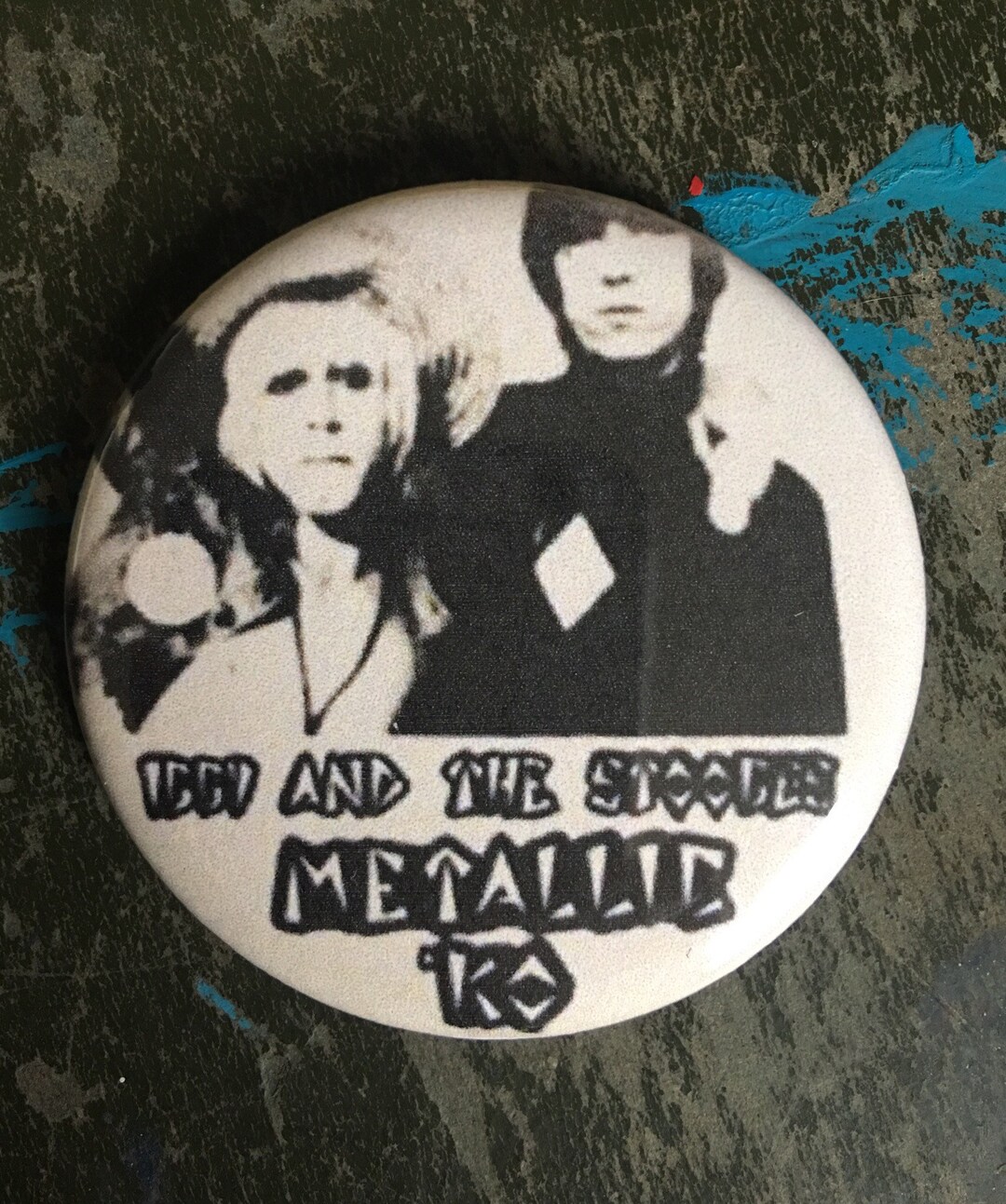 Iggy Pop the Stooges 2.25 Button Keychain James Williamson Pinback Pin ...