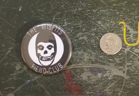 The Misfits Fiend Club 2.25 Button Keychain Magnet Pin | Etsy