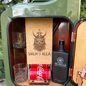 Viking… Valhalla Themed Jerry Can Mini Bar/display Unit/drink Cabinet ...