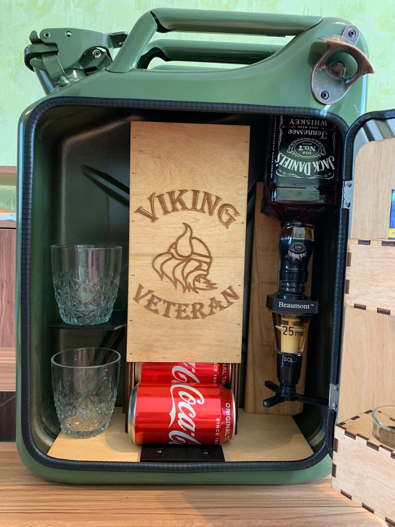 Jerry can mini bar Viking..Jerry can mini bar/Union Jack/Jack | Etsy