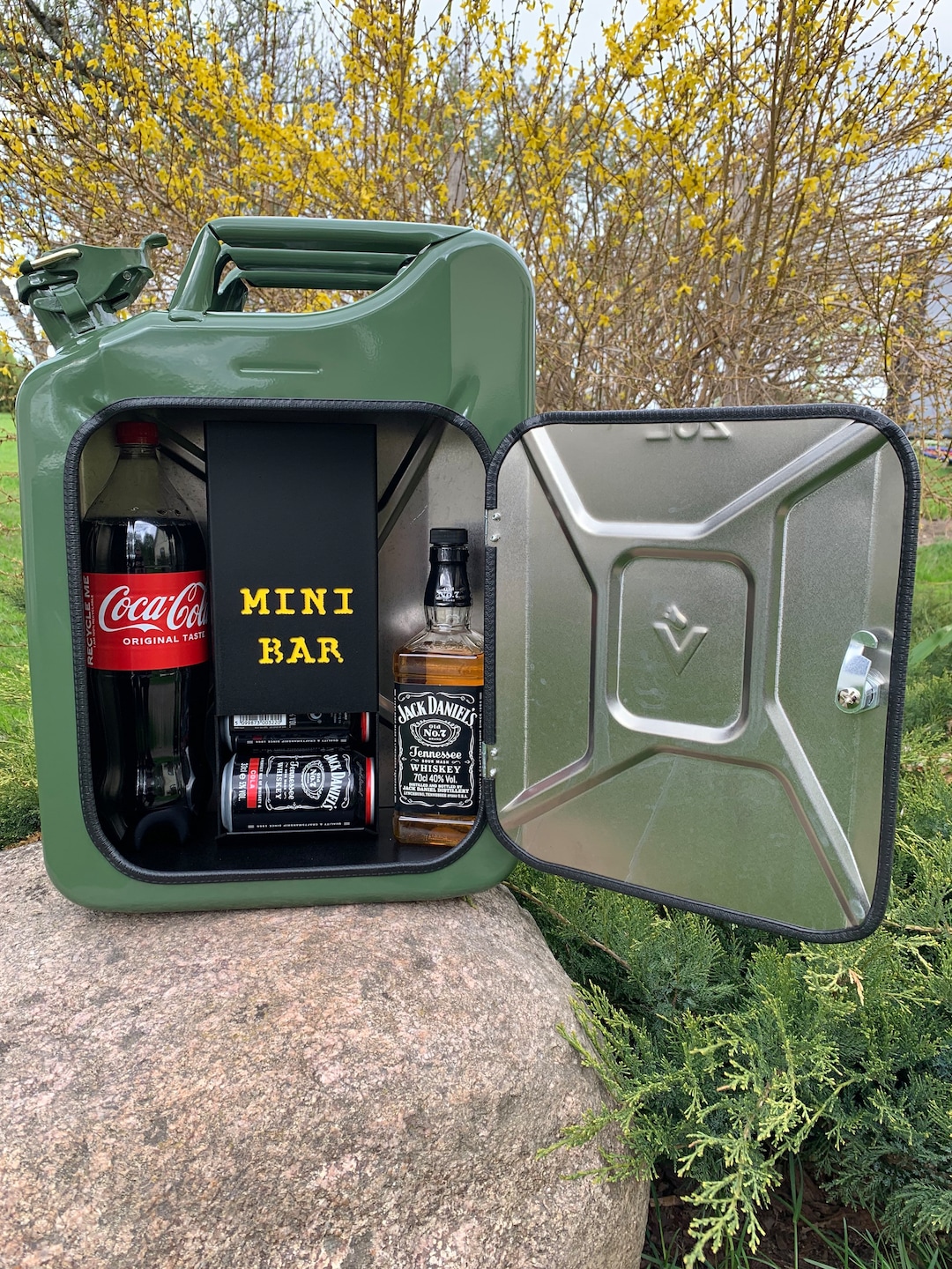Mini Bar/canister Bar/drink Holder/metal Jerry Can/display Unit/gift ...