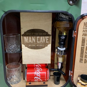 Man Cave/jerry Can Mini Bar/jack Daniel’s/jbl/ Party/gift/display Unit ...