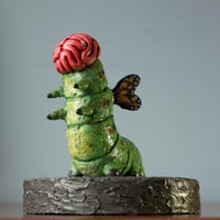 Corven - Raven Monster Dnd Miniature Hand Sculpted Polymer Clay ...