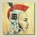 Pain - Original Abstract Portrait Oil Painting, Weird, Quirky Drawing ...
