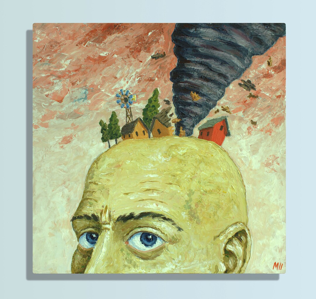 Custom Acrylic Painting, Fantasy Art, Weird Art, Trippy Wall Art ...