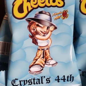 Cheetos Party Favor: Flamin' Hot Chip Bag Wrapper (digital Download) - Etsy