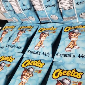 Cheetos Party Favor: Flamin' Hot Chip Bag Wrapper (digital Download) - Etsy
