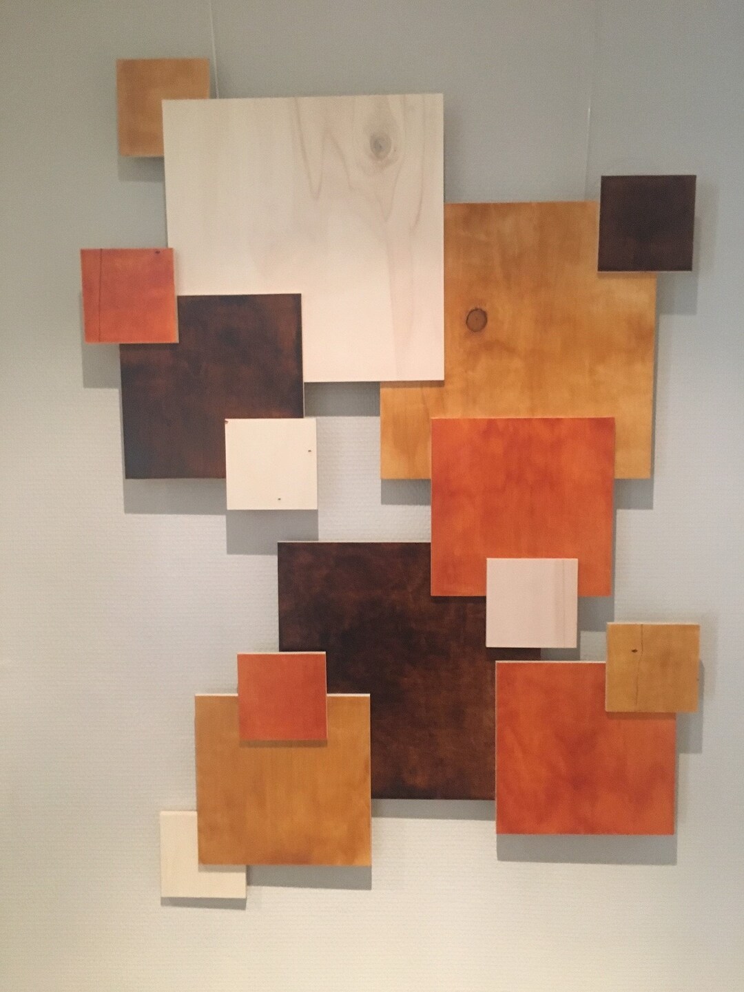 Wooden Squares Wall Art - Etsy