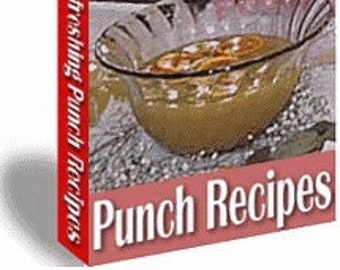 Punch Recipe Book - Etsy