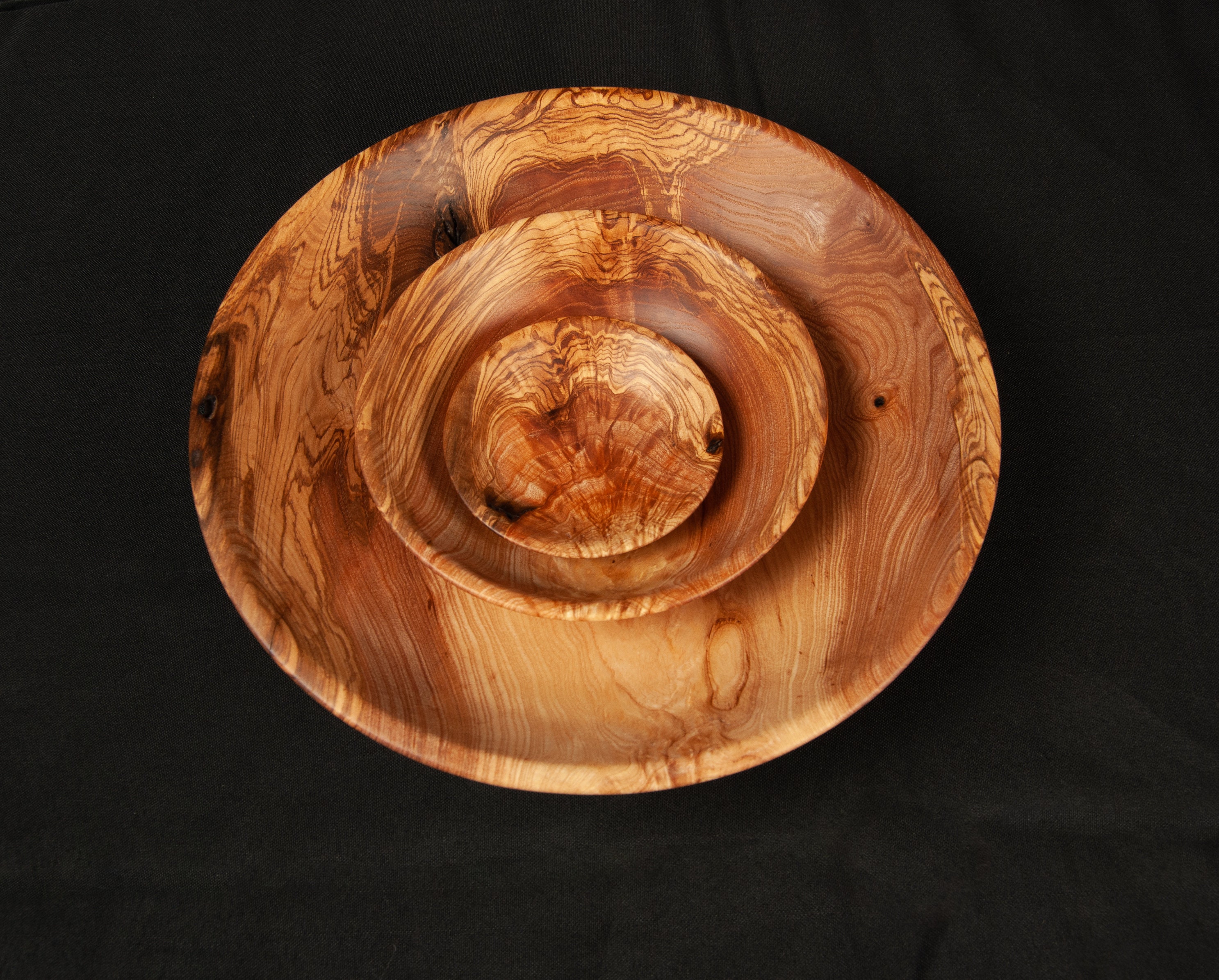 Nested Bowl Set Olive White Ash - Etsy