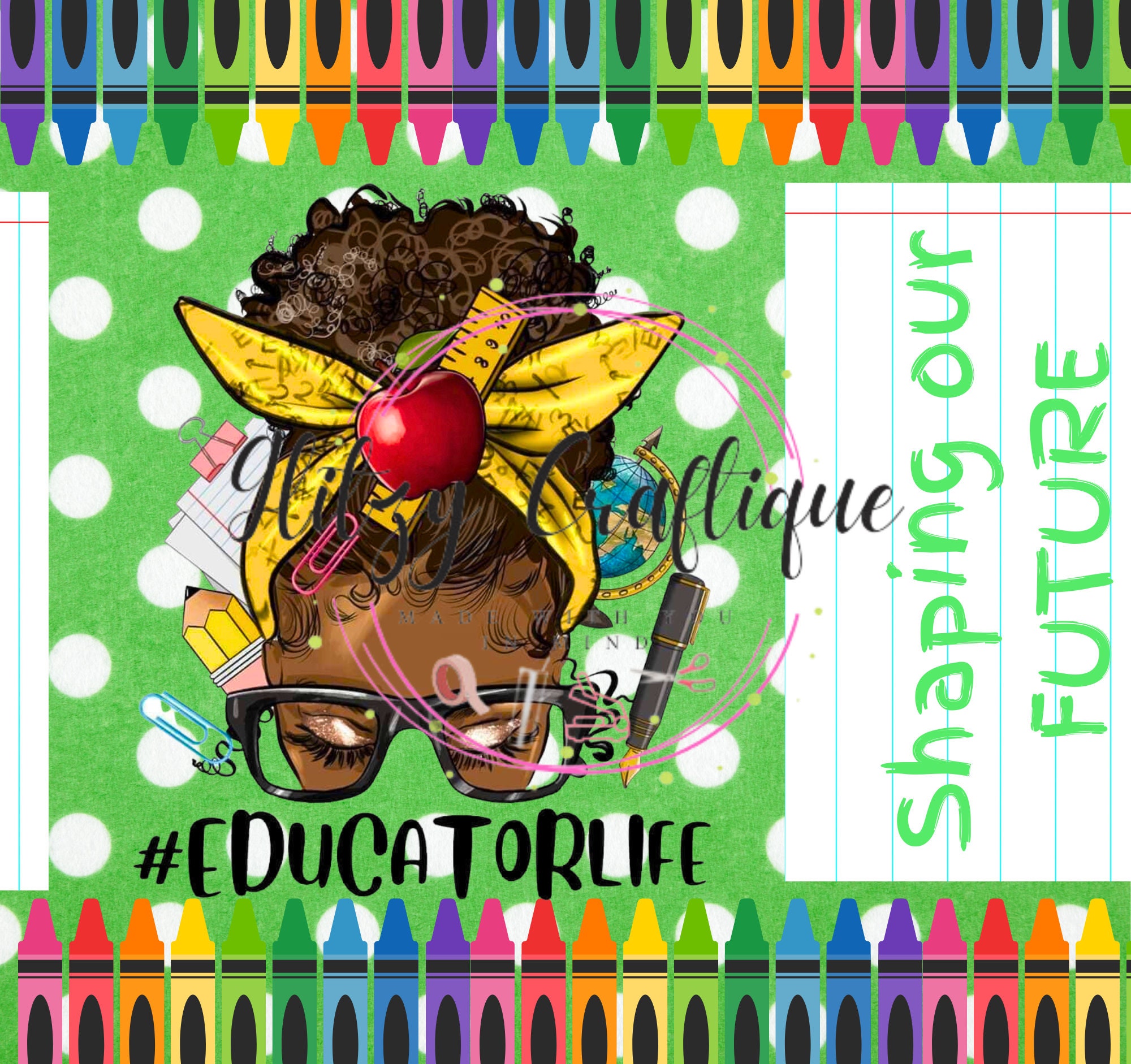 Educator Life Tumbler Wrap - Etsy