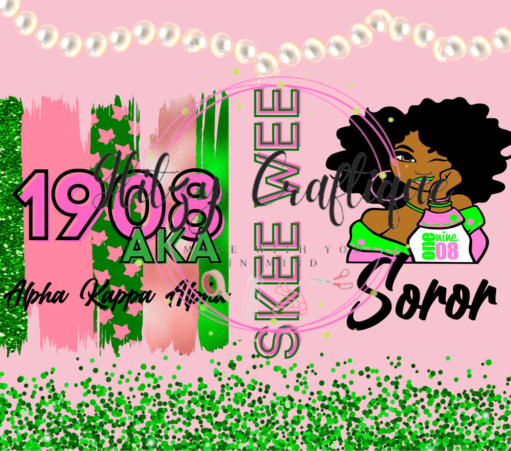 AKA Sublimation Tumbler Wrap - Etsy