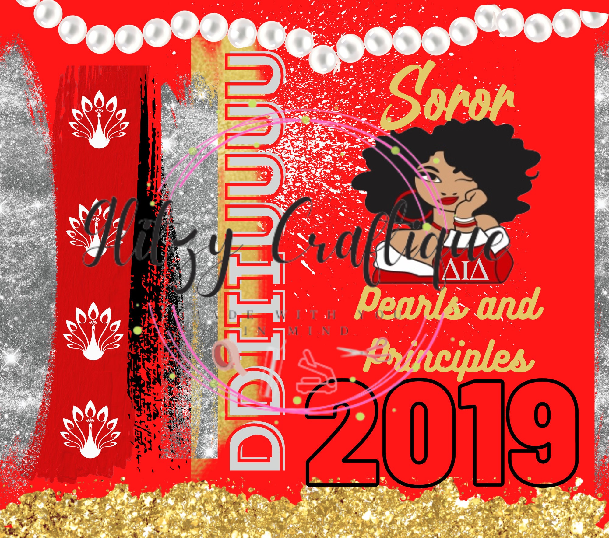 Delta Iota Delta Sublimation Wrap 2 - Etsy