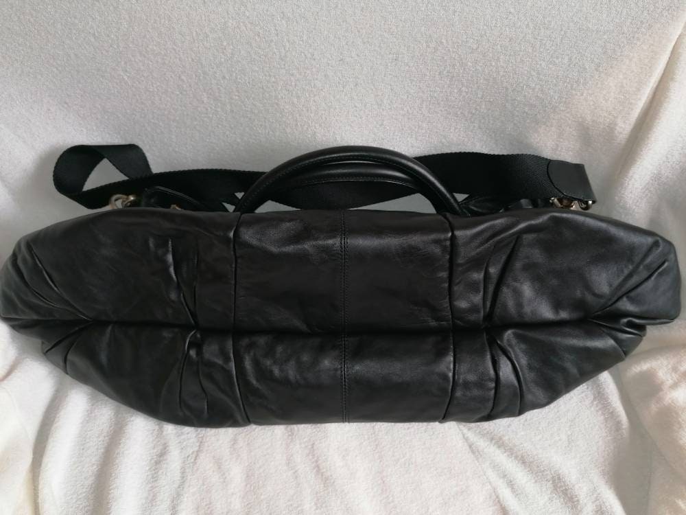 Boss Black Handbag, Great Condition, Unique - Etsy