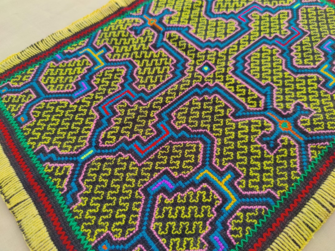 46x33cm Shipibo Tapestry - Etsy