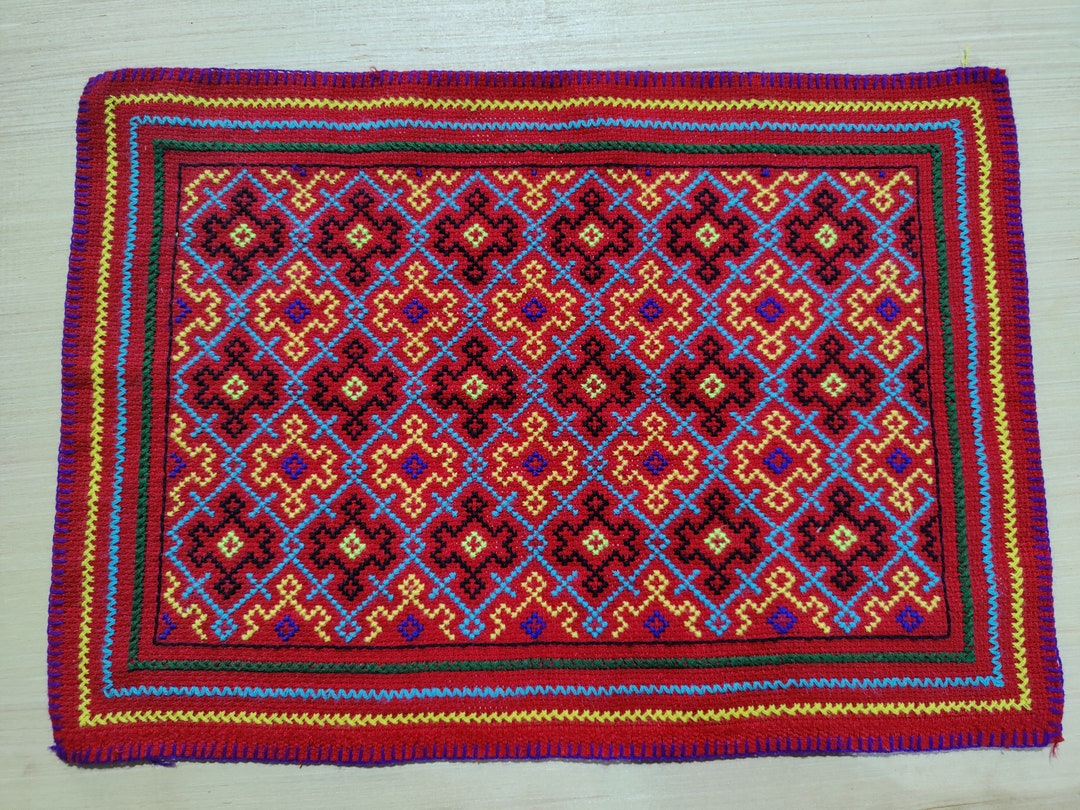 49x34cm Shipibo Tapestry - Etsy