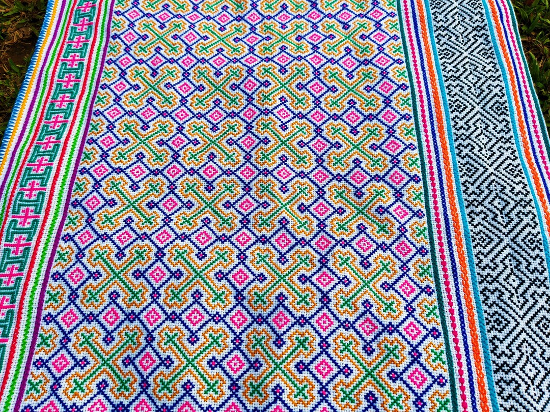 152x67cm Shipibo Tapestry - Etsy