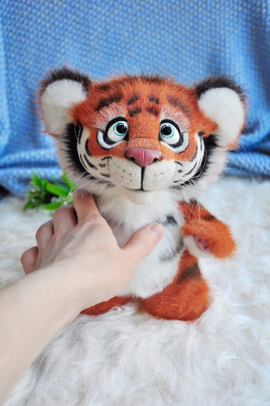 Tiger Stuffed Animal baby tiger toy tiger stuffie realistic | Etsy