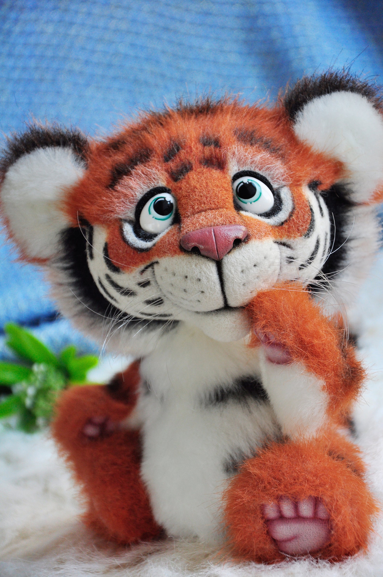 Tiger Stuffed Animal baby tiger toy tiger stuffie realistic | Etsy