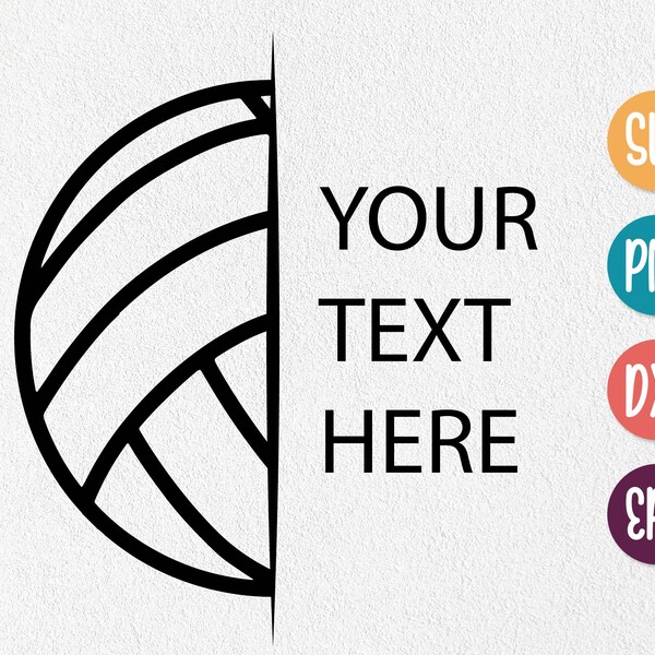 Volleyball Svg - Etsy