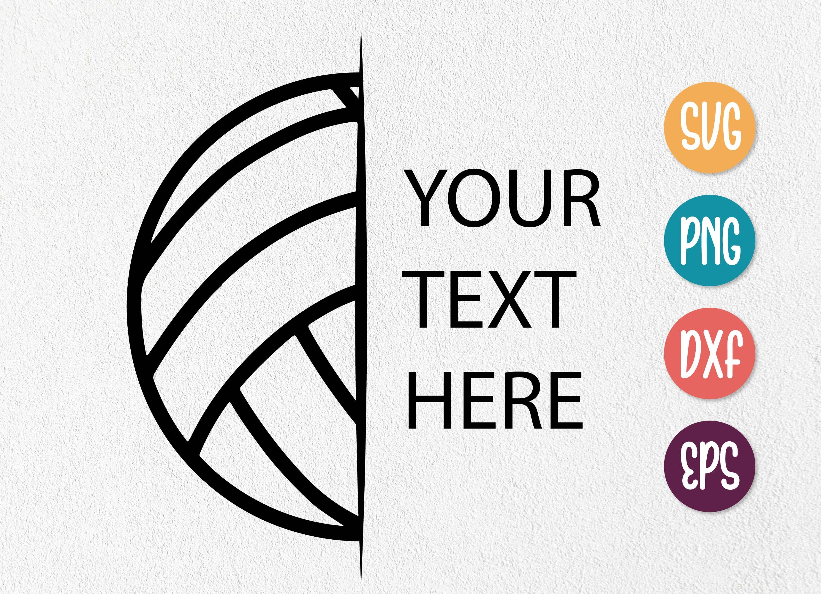 Half Volleyball Svg Volleyball Mom Volleyball Shirt - Etsy