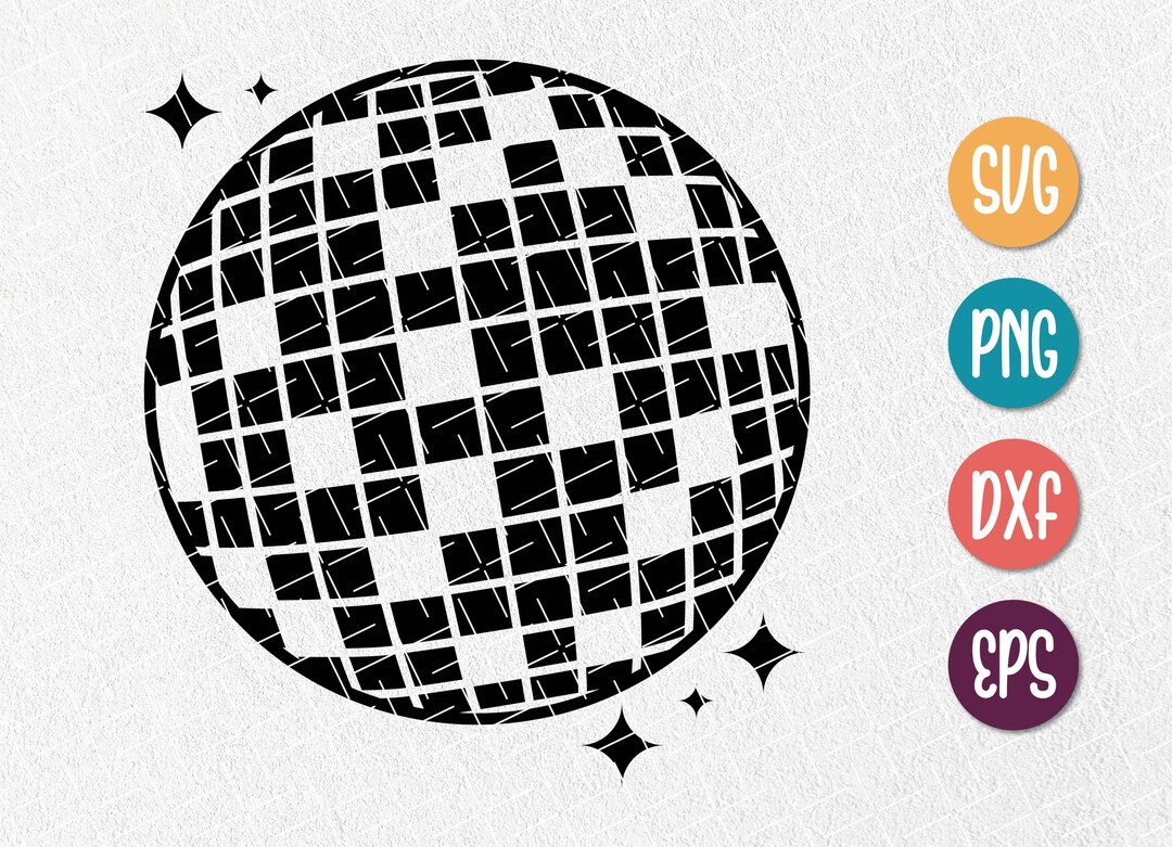 Disco Ball SVG Discoball Svg Party Svg Dance Funny Disco - Etsy UK