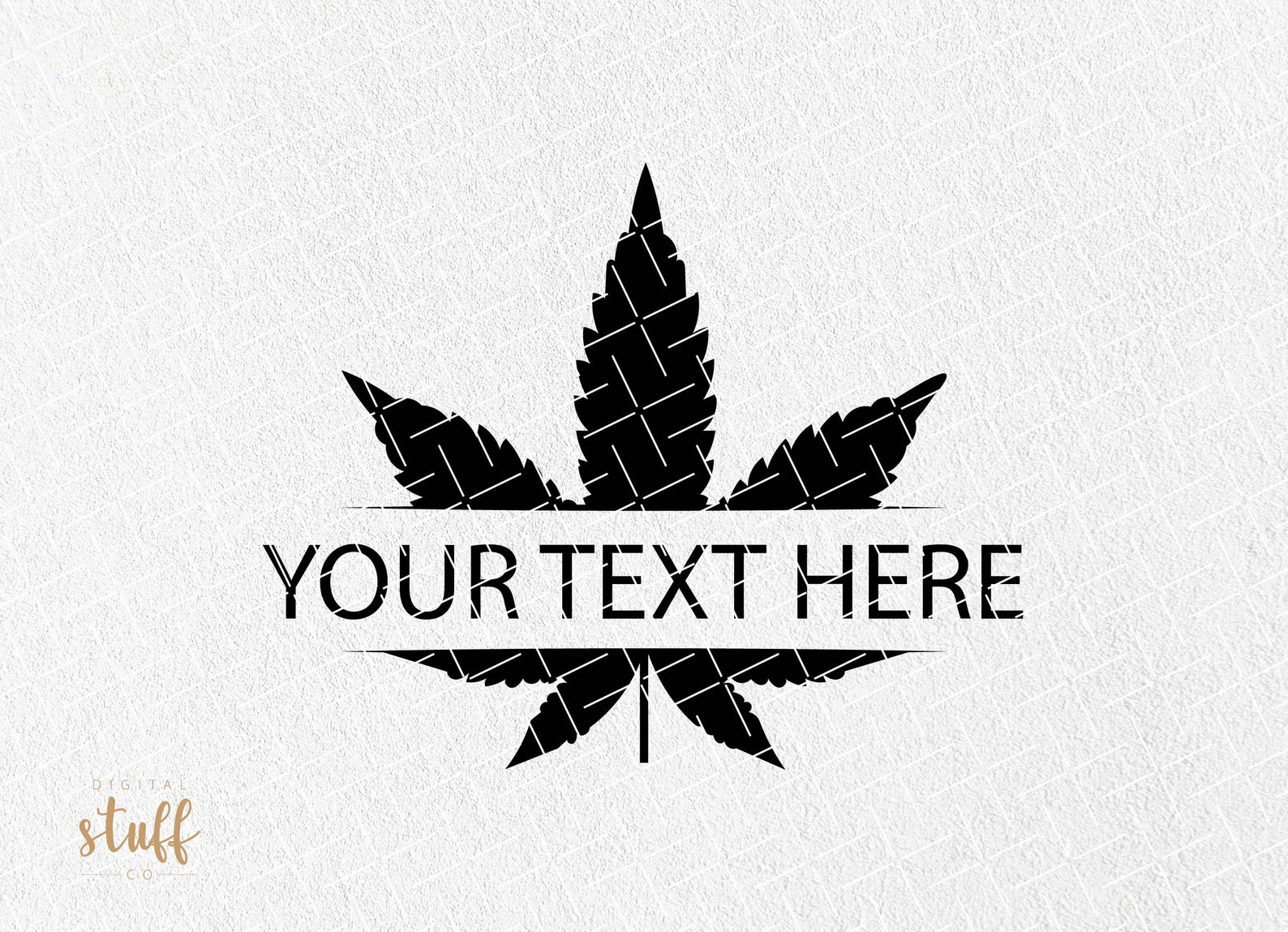 Half Weed Svg Weed Leaf Svg Pot Leaf Svg Svg Files for - Etsy