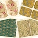 Bizarre Style Damask Fabric Fragments: Printable Ephemera (digital ...
