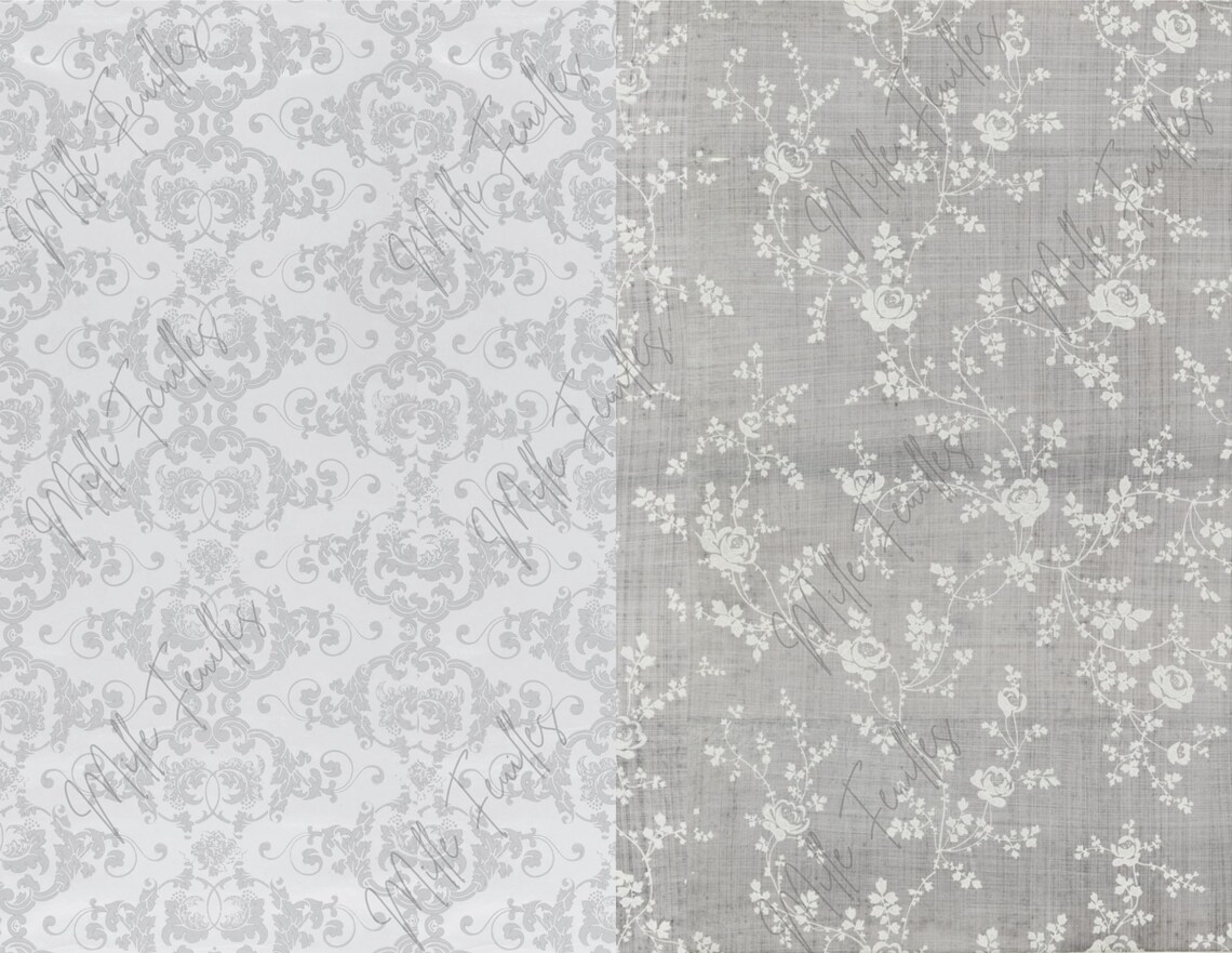 Antique Wallpaper Textures: Printable Ephemera for Junk Journals ...