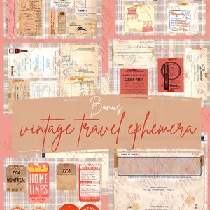Vintage Ephemera Collection: 30+ Printable Pages for Junk Journals ...