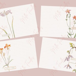 Floral Notebook - Printable for Journaling and Art - Digital Download ...
