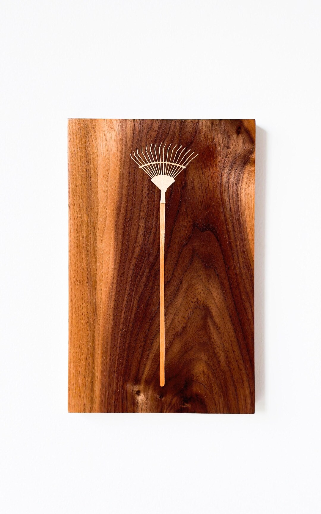Rake Wood Block Wall Art - Etsy